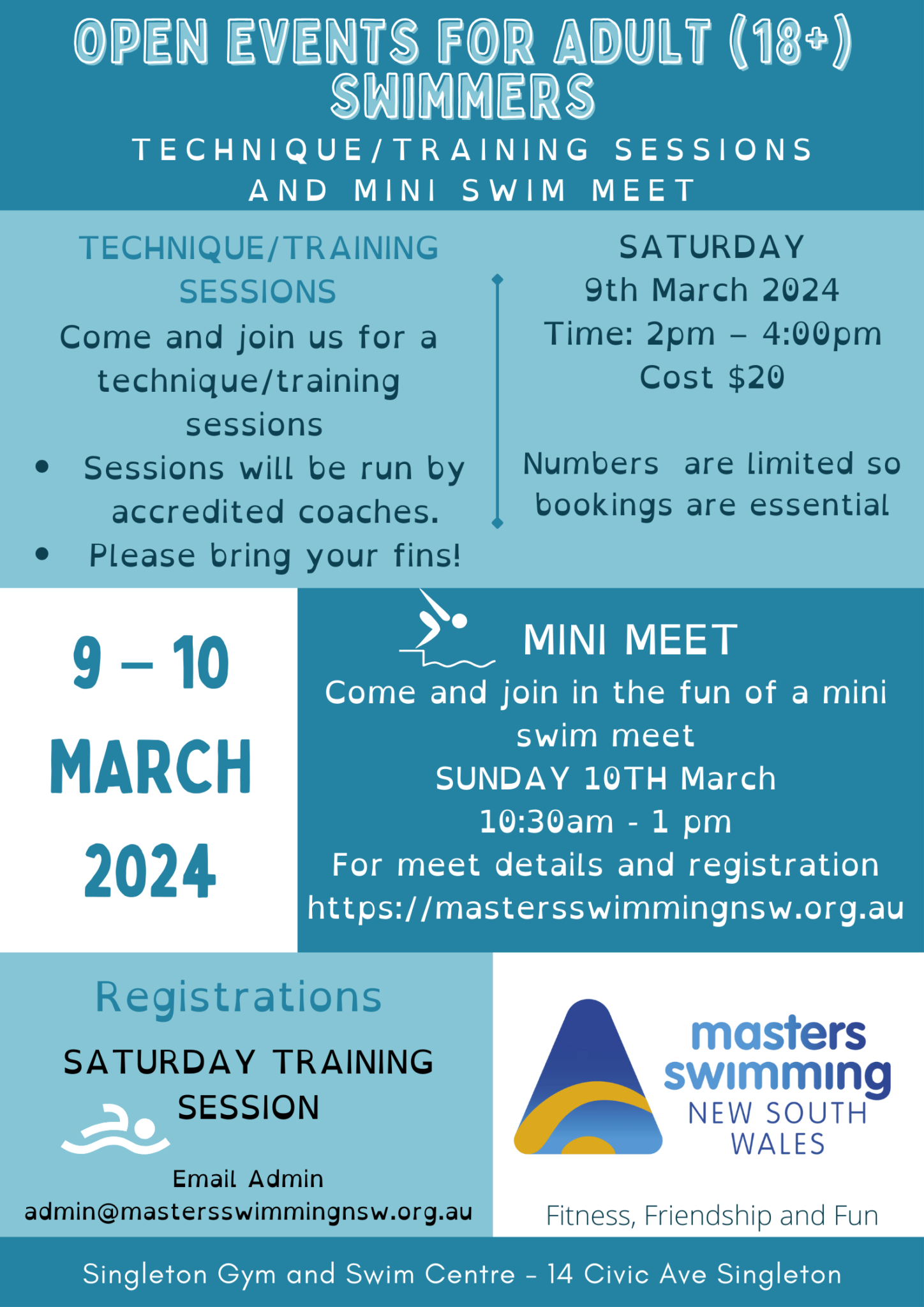 Singleton Mini Meet + Technique/Training Session